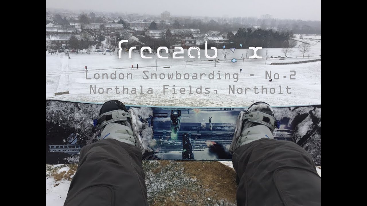 London Snowboading No 2 - Northala Fields, Northolt - YouTube