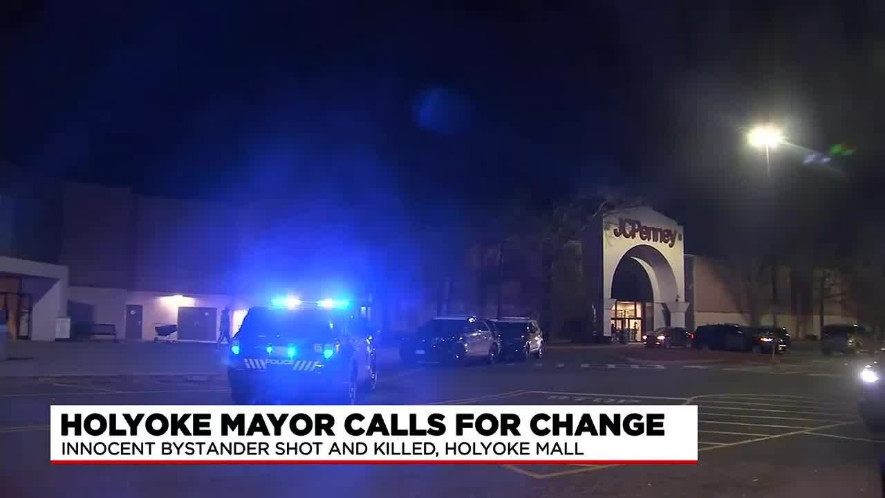 Holyoke’s mayor calls for change following deadly mall shooting - YouTube