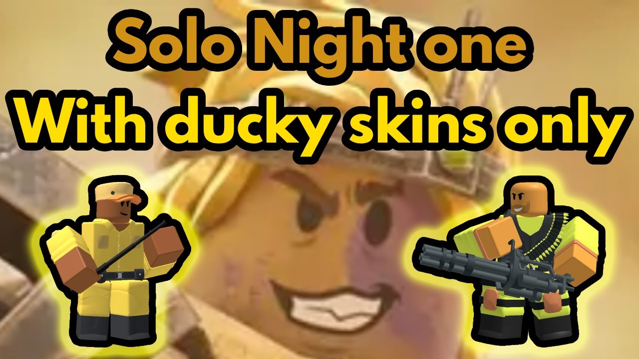 TDS Solo Night one with Ducky skins - YouTube