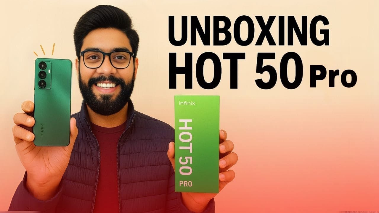 Infinix hot 50 pro unboxing | Performance , camera , battery - YouTube