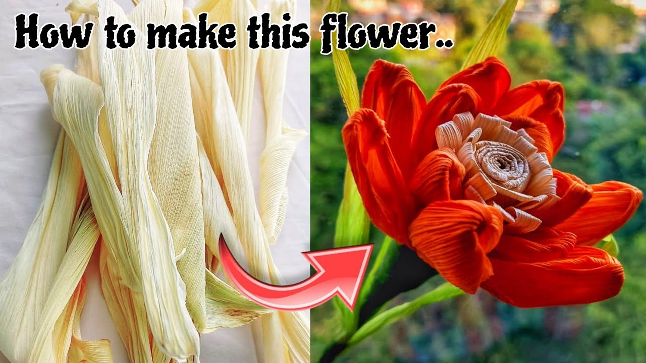 How to make this beautiful flower 😱 ️ | DIY Craft Tutorial | Flower ...