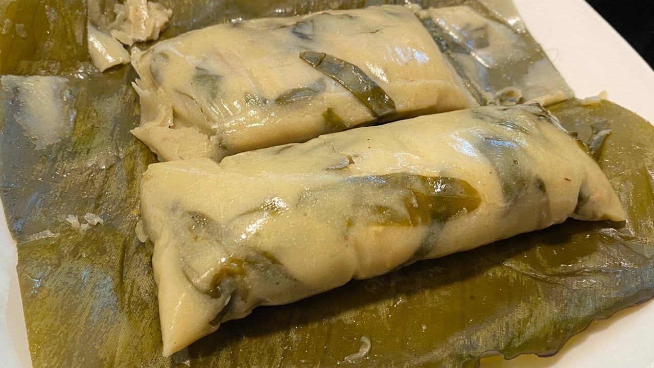 Tamales con chipilin y frijoles Paso a paso (tamales pizques) - YouTube