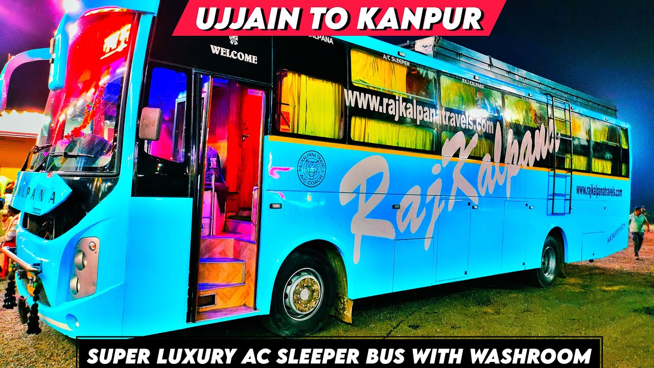Travelling from Ujjain to Kanpur in Style: AC Sleeper Bus Experience By ...