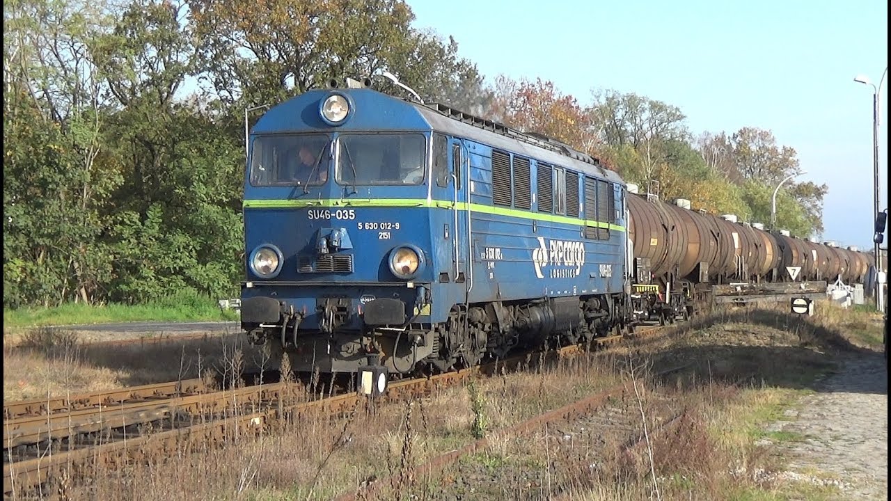 [PKP Cargo] SU46-035 | Nowogród Osiedle - YouTube