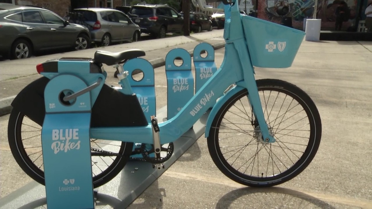 BCBSLA is Title Sponsor for the Bike Share Program in New Orleans - YouTube