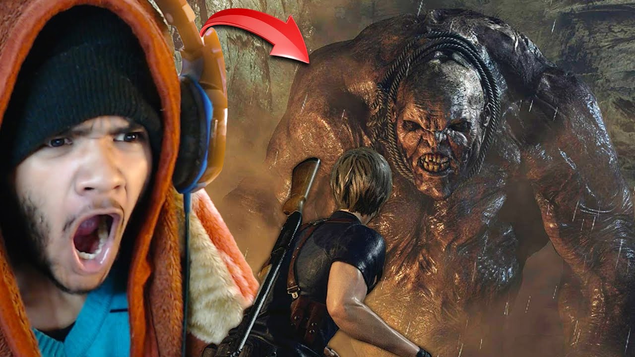 Don't LET this GIANT Monster Kill You! - RESIDENT EVIL 4 remake (PART 2 ...