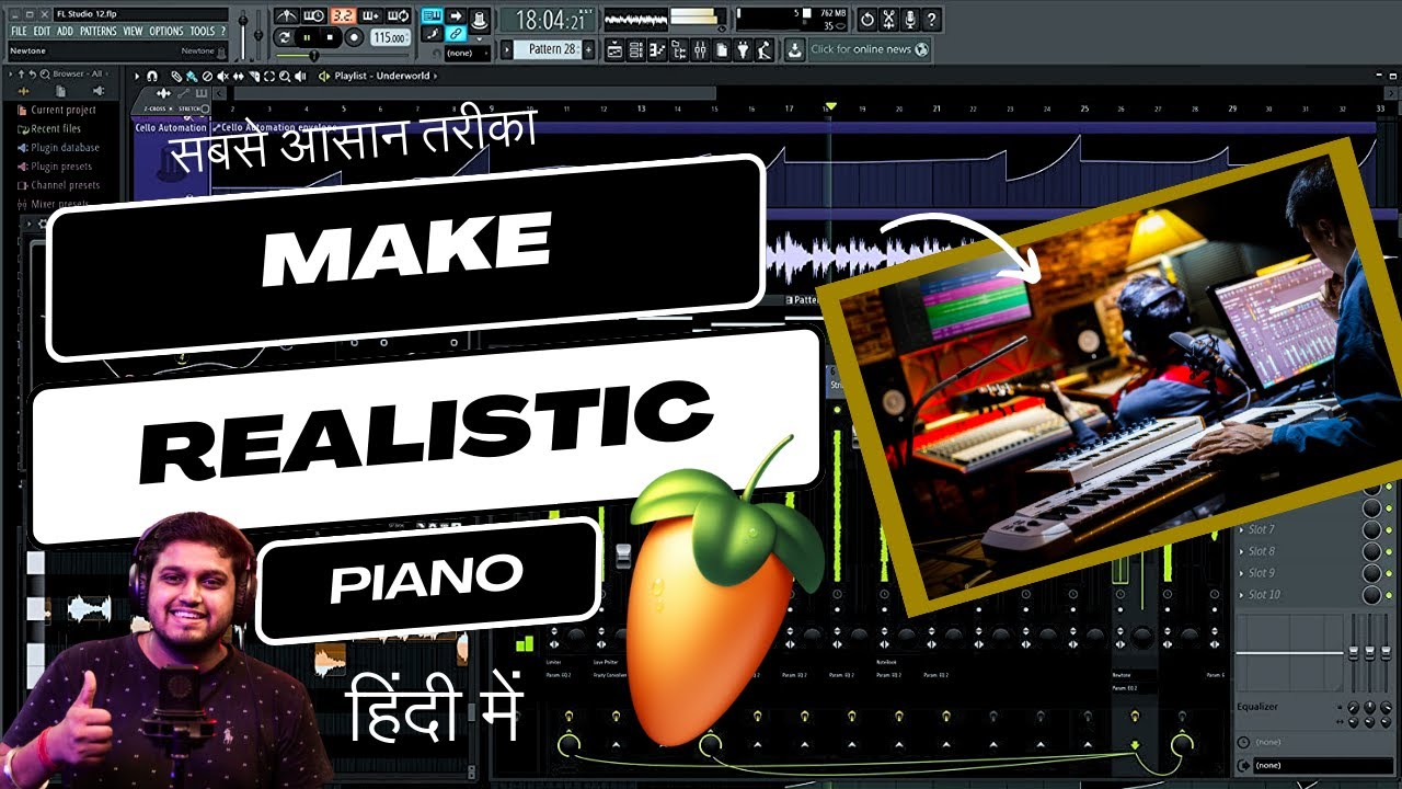 How To Make Realistic Piano (Using FL Stock Plugins) - FL Studio With ...