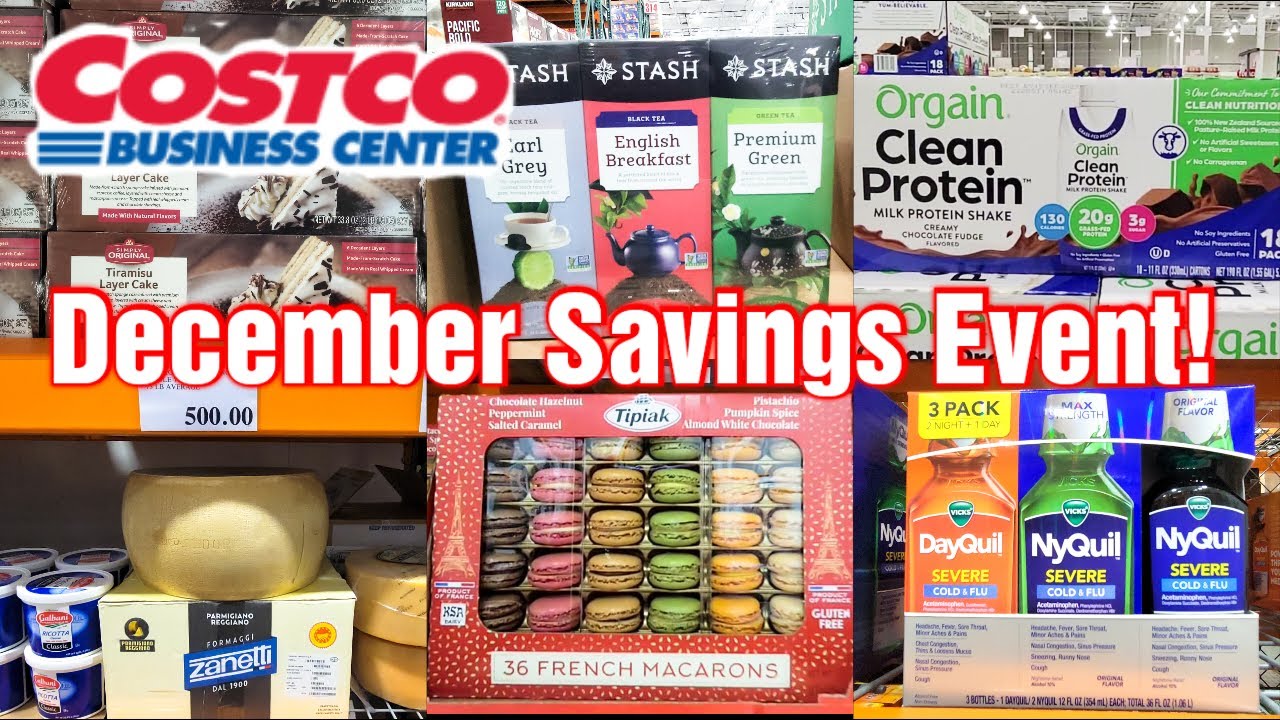 COSTCO BUSINESS CENTER - Savings Event Sale for December! - YouTube
