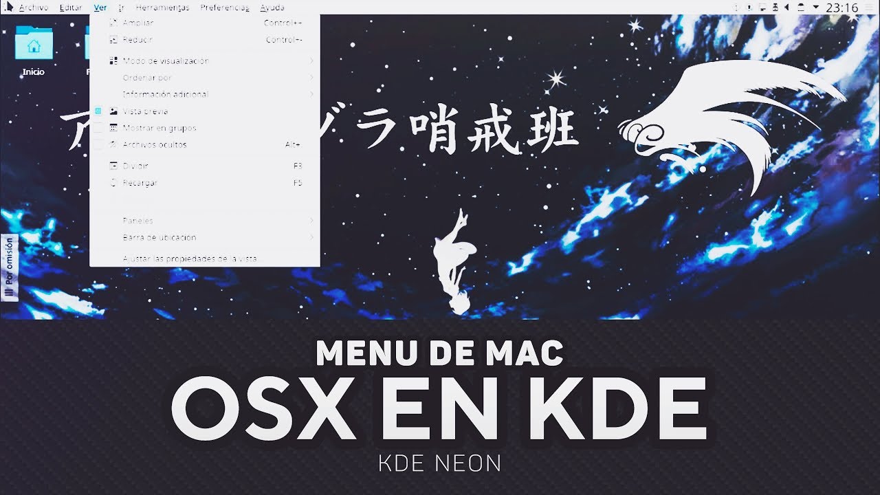 Activar Menu Global En KDE (Menu De Mac OSX) - YouTube
