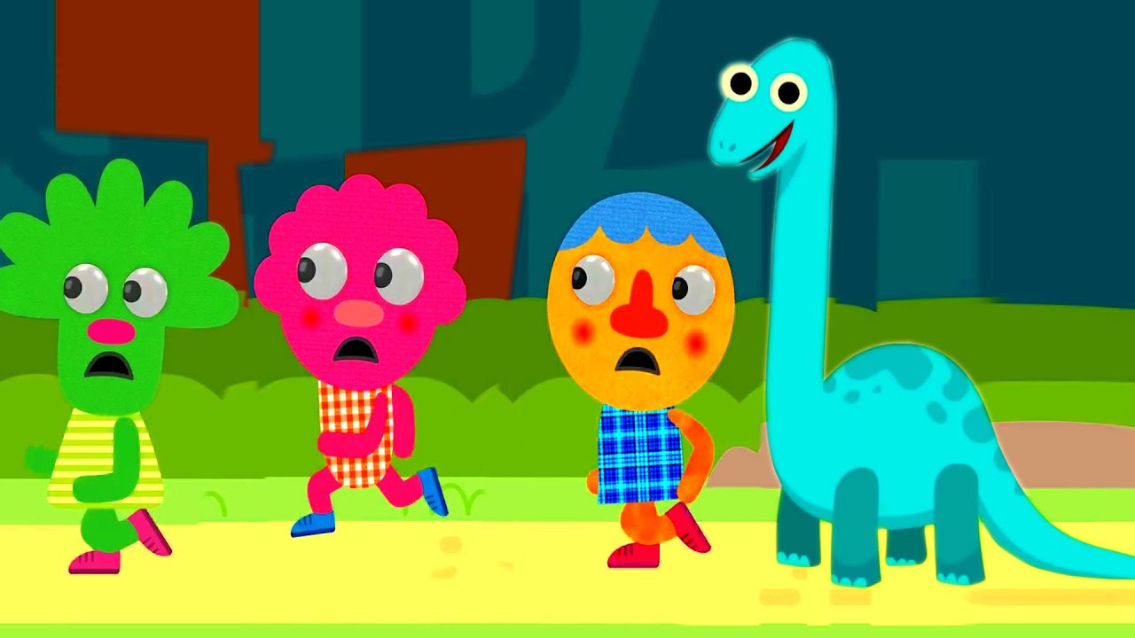 Dinosaur Brontosaurus!!! Run | Noodle & Pals | Sparta pitch effects ...