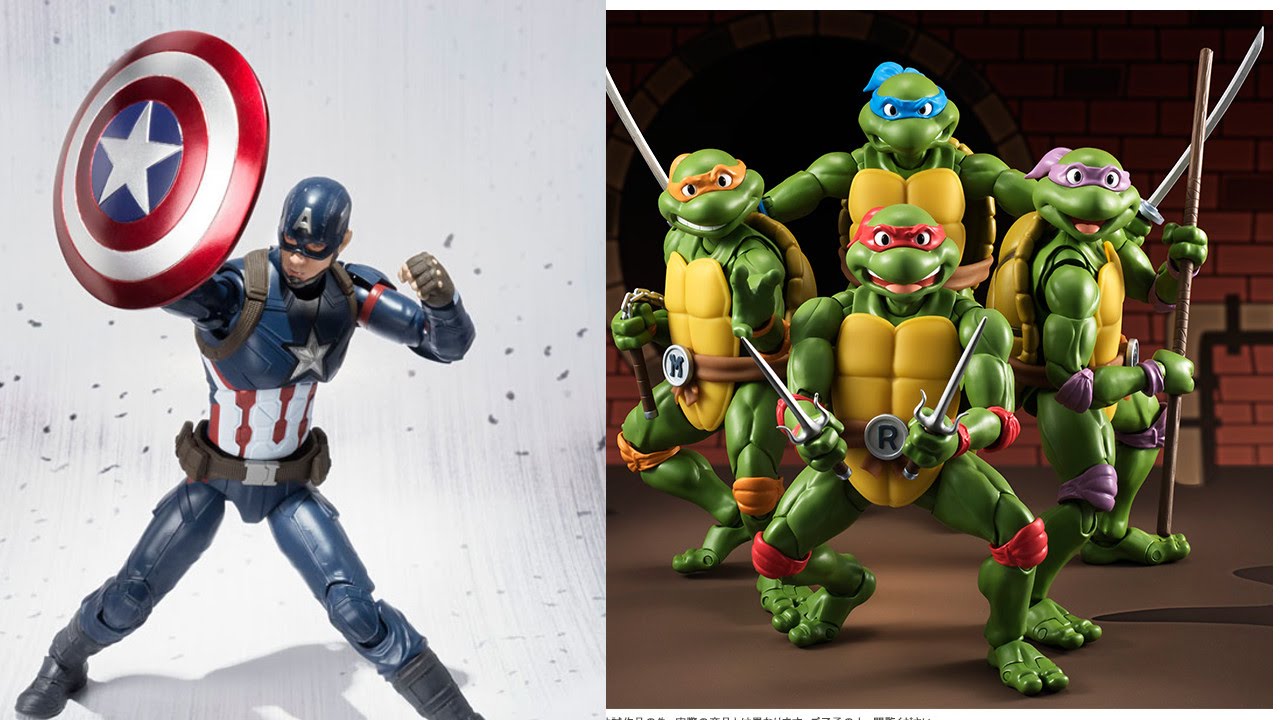 News! S.H. Figuarts Captain America: Civil War and Teenage Mutant Ninja ...