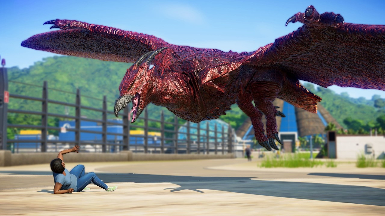 RODAN EATING HUMANS!! - Jurassic World Evolution ラドン Radon mod - YouTube