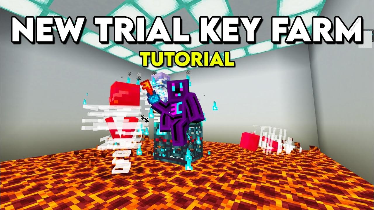 Trial Chambers Key Farm For Minecraft Bedrock 1.21 - YouTube