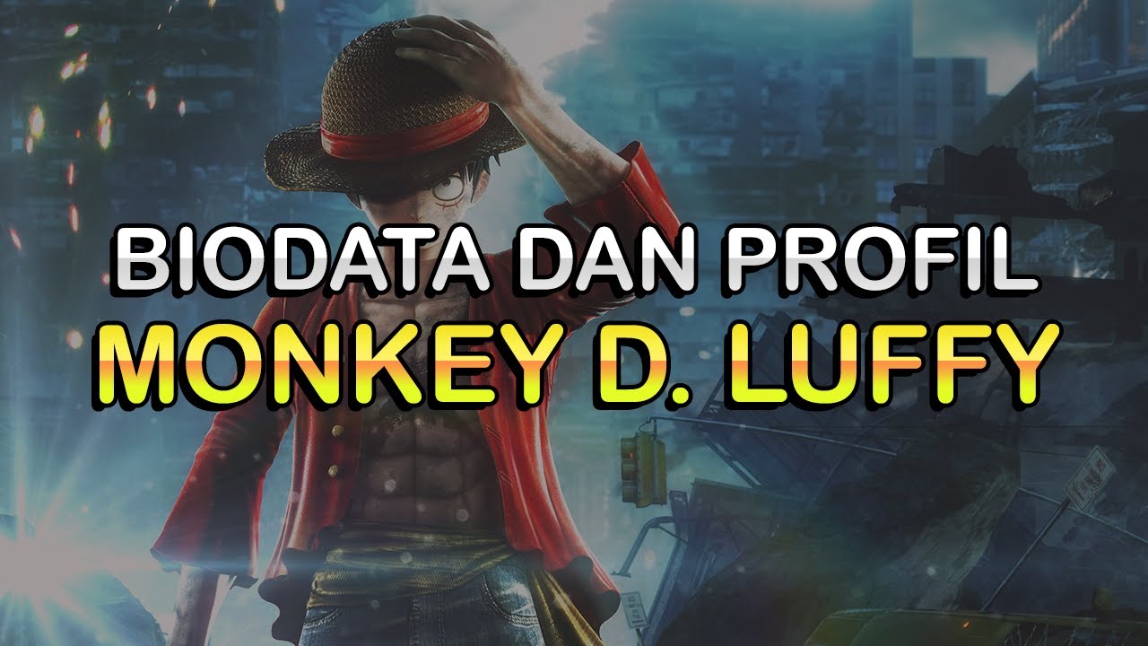 Biodata dan Profil Monkey D Luffy One Piece - YouTube