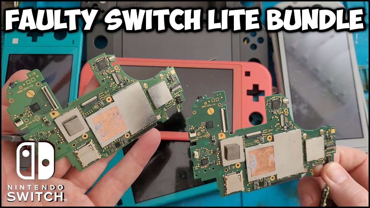 Switch Lite bundle - Junk or Fixable? - YouTube