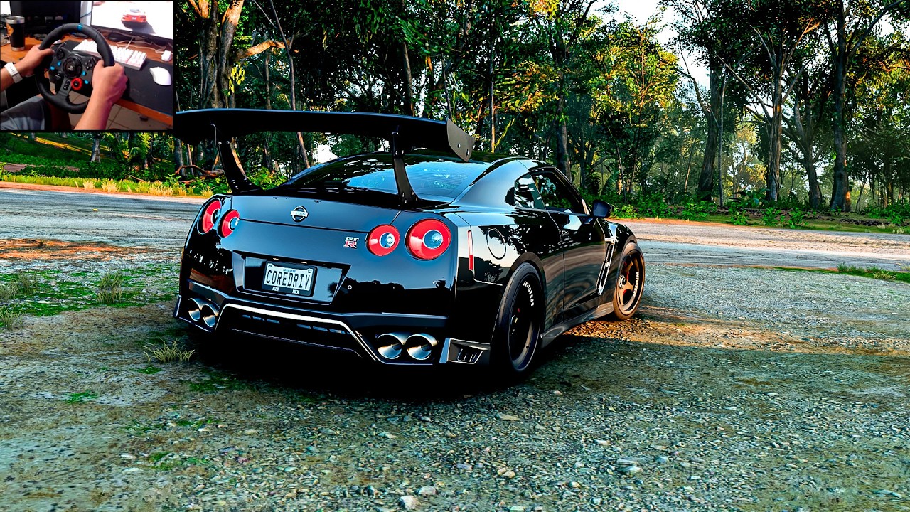 1000HP Nissan GT-R R35 - Forza Horizon 5 | Logitech G29 Steering wheel ...