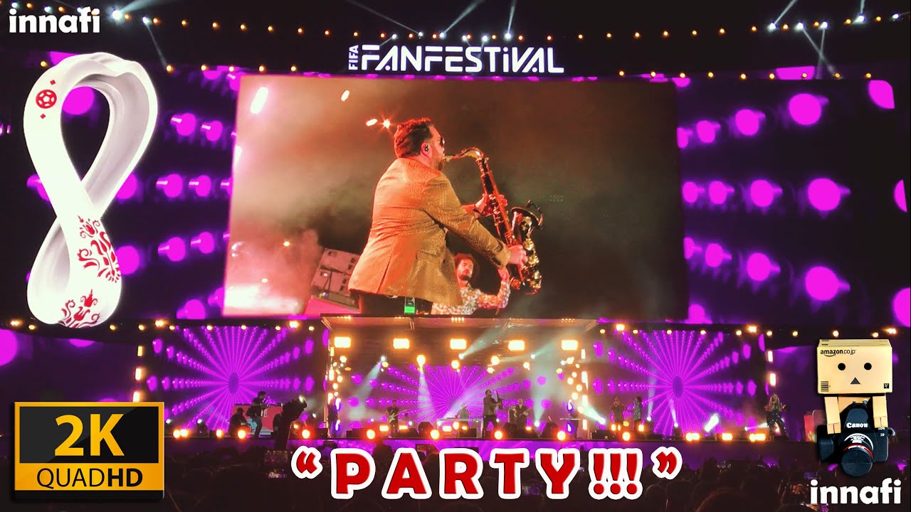 FIFA Fan Zone Festival Performance 2022 - YouTube