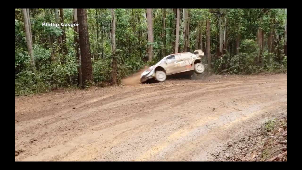 Slippery corner SS23 Ott Tanak Crash WRC Rally Australia 2018 - YouTube