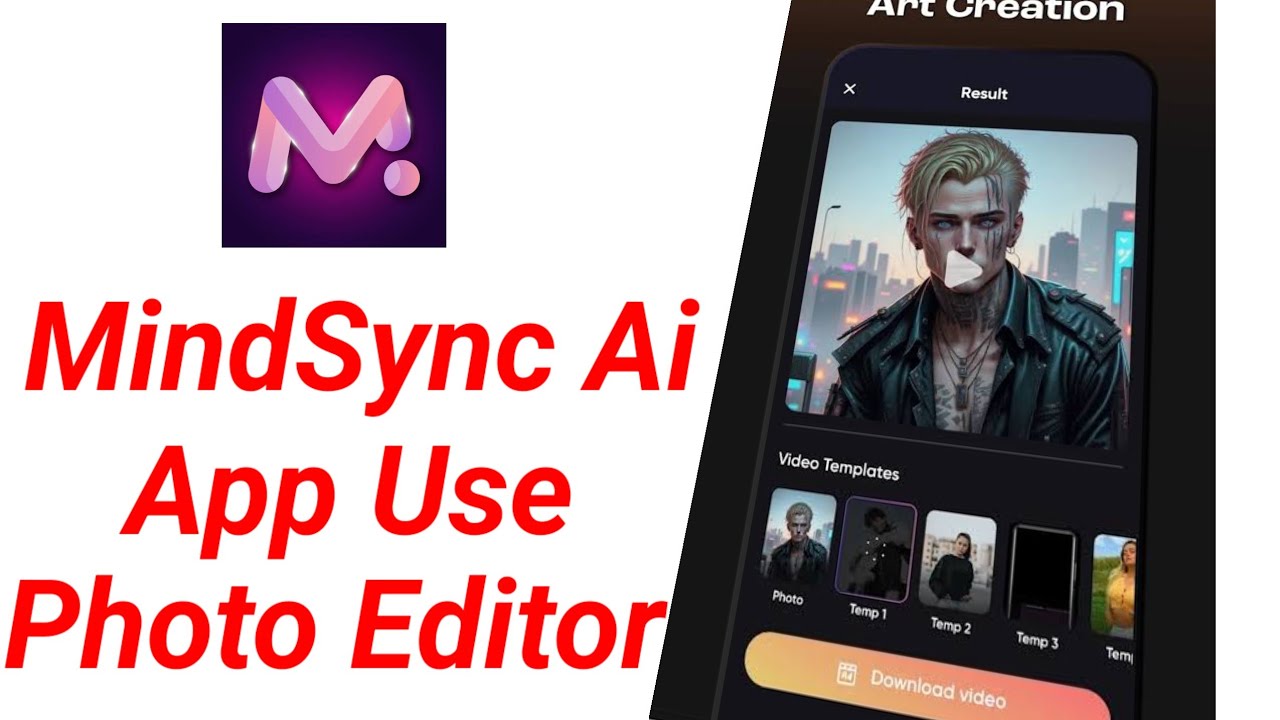 mindsync app kaise use kare - mindsync app video editing kaise kare - YouTube