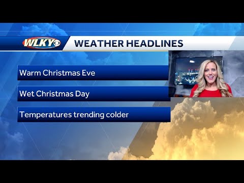 Wet and windy for Christmas Day - YouTube