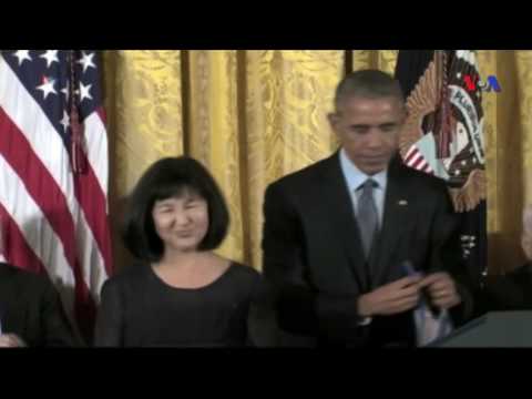 Obama Amerikanın görkəmli şəxsiyyətlərinə Azadlıq medalını təqdim edib