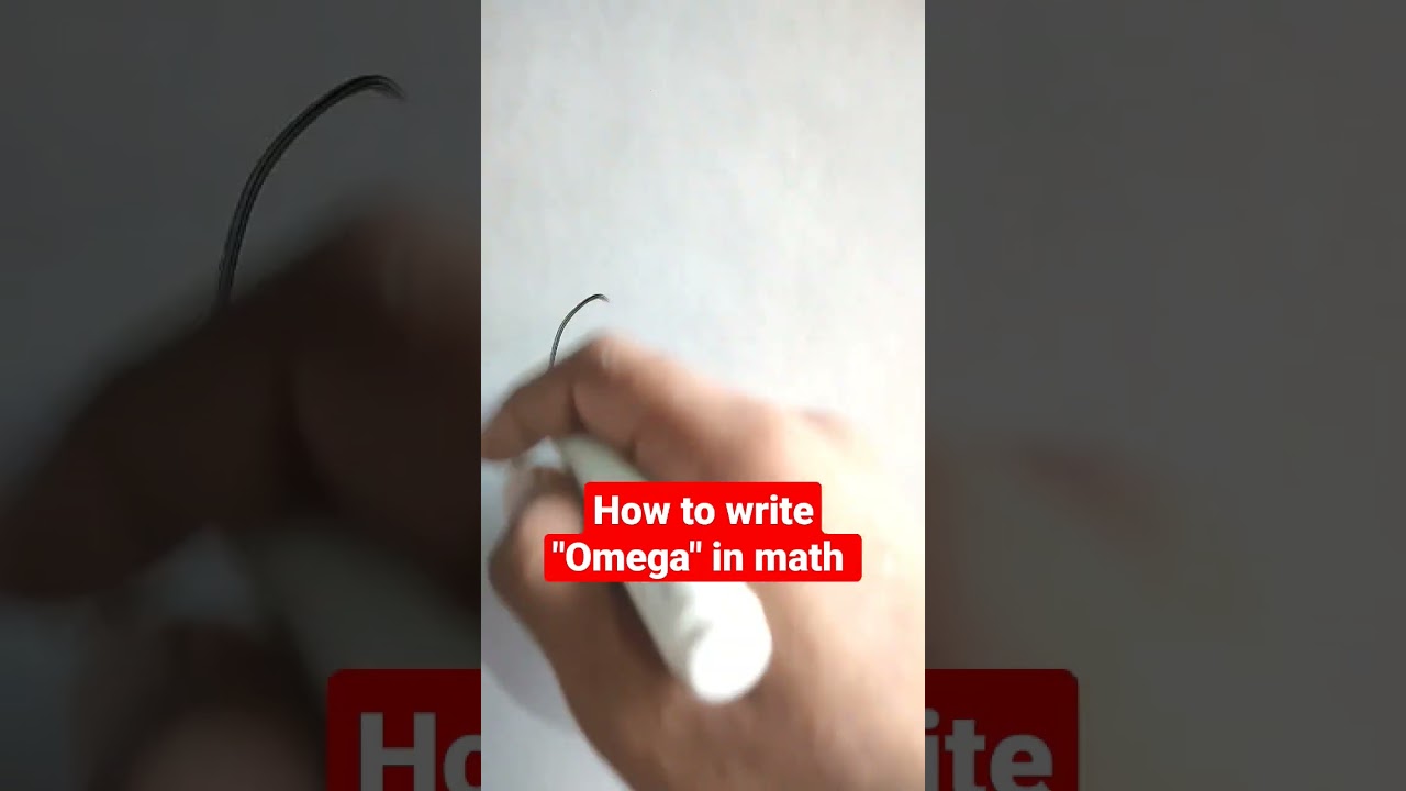 How To Write Omega In Math shorts iit maths challenge mathematics how-to-write-omega-in-math-shorts-iit-maths-challenge-mathematics