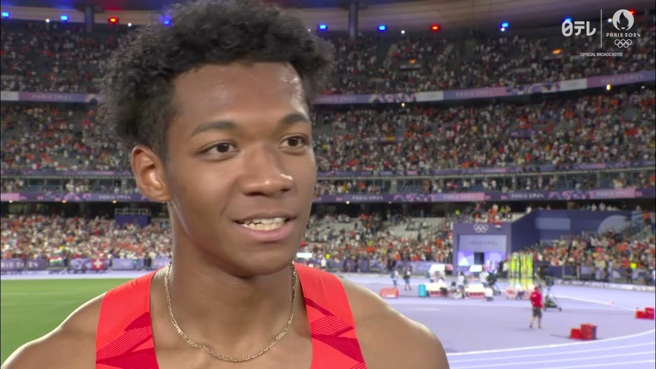 【陸上男子110mハードル決勝】「世界陸上では必ずメダルを」5位入賞 村竹ラシッド｜パリオリンピック™ - YouTube