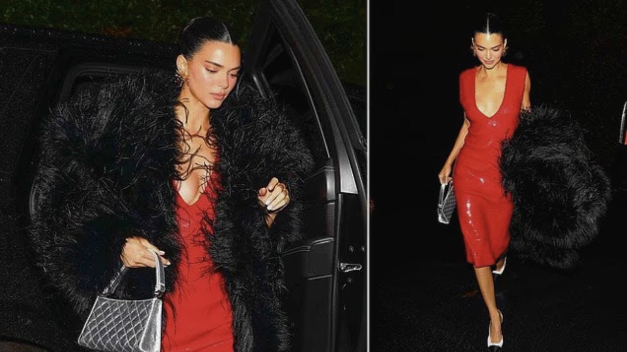 Kendall Jenner Just Won Christmas! 🎄 Her RED HOT Holiday Look is Viral ...