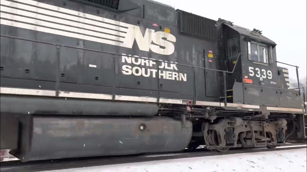 NS D93 (NS 5339, NS 3099) @ Buck Creek, IN - YouTube