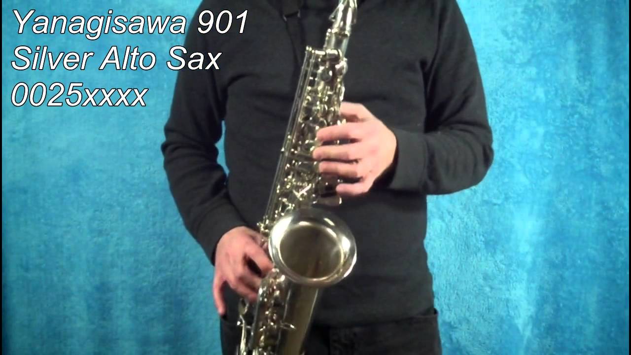 Yanagisawa 901 Silver Alto sax 0025xxxx - YouTube