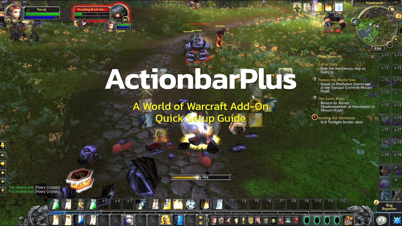 ActionbarPlus Quick Start Guide - A World of Warcraft AddOn - YouTube