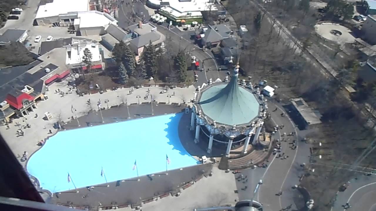 Sky Trek Tower First View of 2016 Six Flags Great America Advocate Day ...