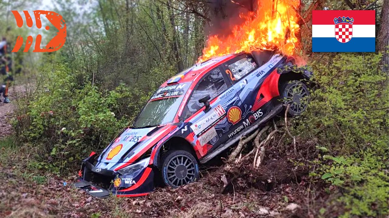 Dramatic Crash for Solberg - Day 2 Morning Highlights from Croatia ...