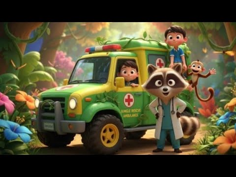 Doctor Elli and the Jungle Rescue Ambulance | Kids Cartoon Jungle ...