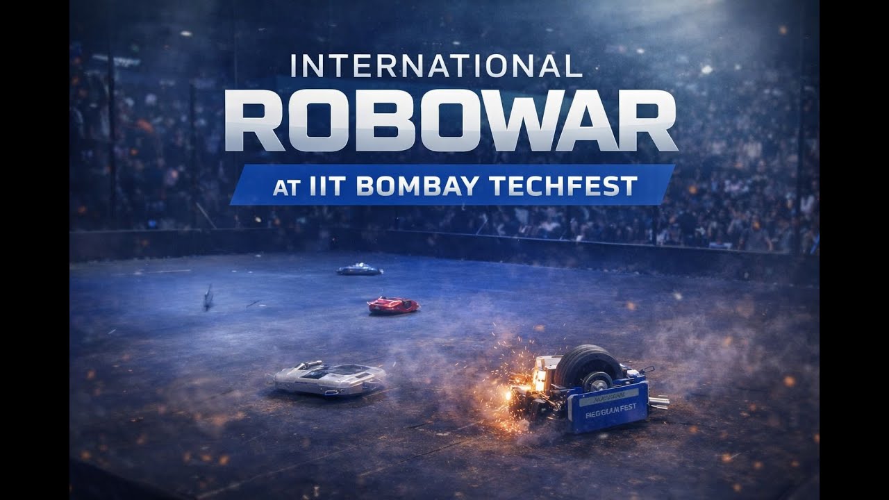 🔥 8 KG RoboWar Finals | IIT Techfest 2025 | High-Speed Combat Robotics ...