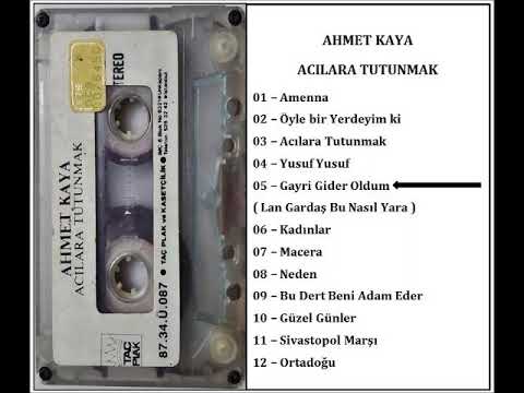 AHMET KAYA   GAYRİ GİDER OLDUM  LAN GARDAŞ BU NASIL YARA