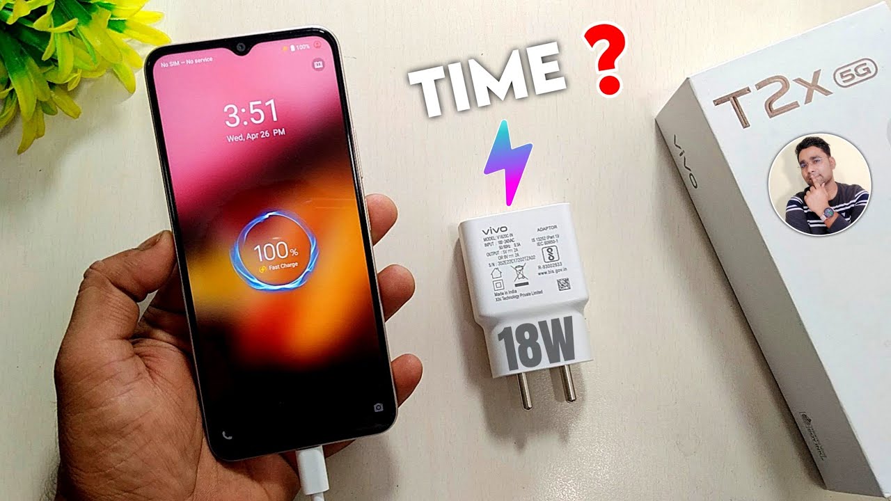 Vivo T2x Charging Test 0 To 100% 18W Charging is Really Fast ? Atul ...