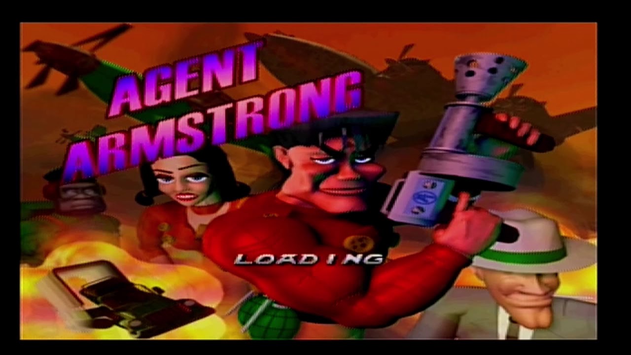 PS1 Agent Armstrong Crate Massacre - YouTube