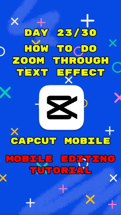 Zoom through text effect in capcut mobile | mobile editing tutorial | Vat edits | - YouTube