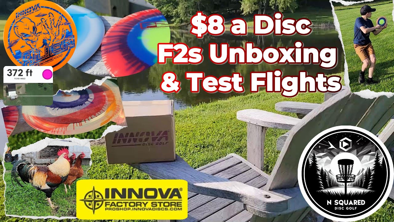 $8 a Disc!? Check out our score! Innova F2s Unboxing & Test Flights # ...