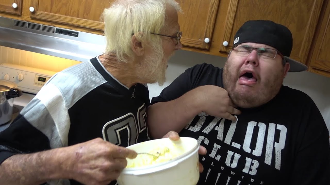 ANGRY GRANDPA'S EGG SALAD FREAKOUT!! - YouTube