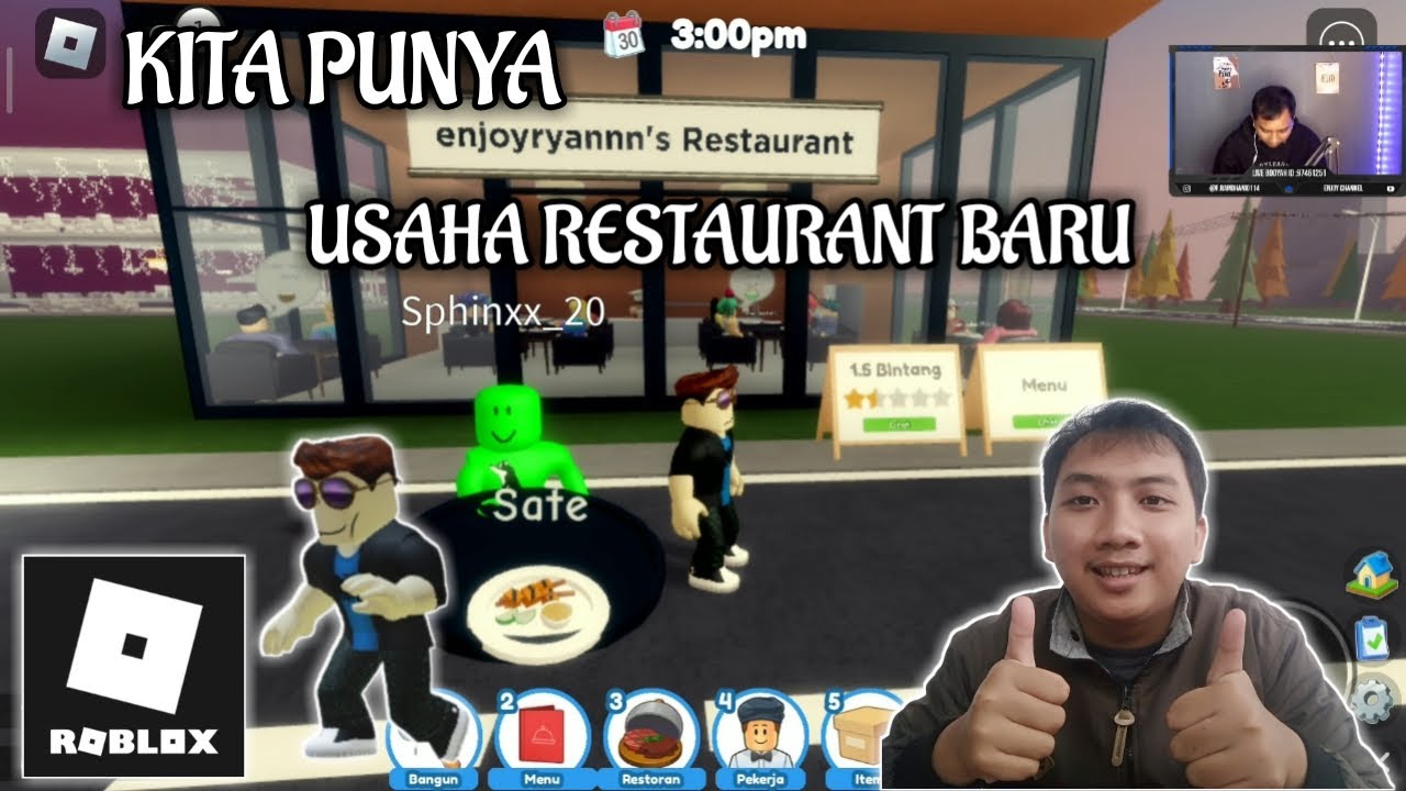 [ RESTAURANT TYCOON ] KITA BANGUN USAHA RESTAURANT BARU DI ROBLOX ...