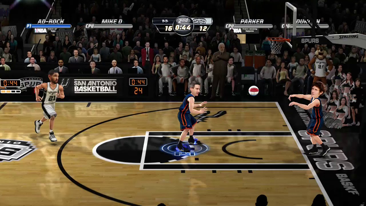 Nba jam: BEASTIE BOYS VS DA SPURS - YouTube