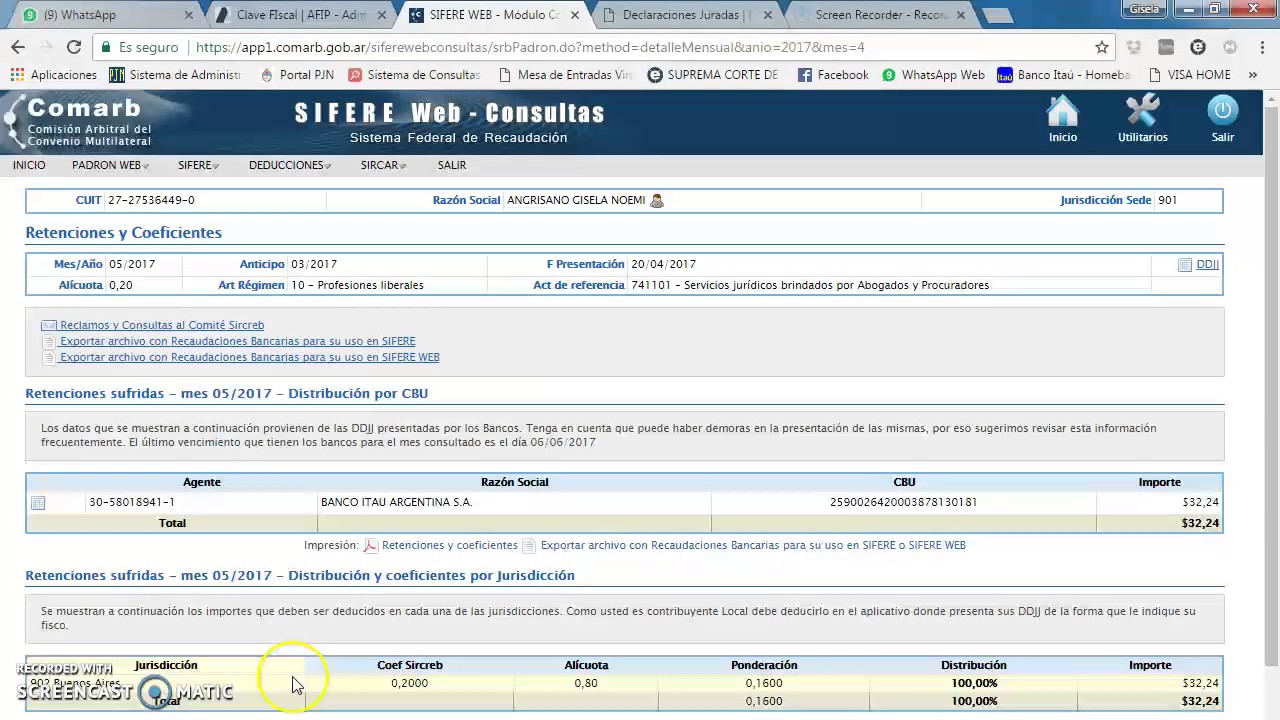GENERAR DDJJ IIBB MENSUAL SIFERE WEB - CONVENIO MULTILATERAL - ABOGADOS ...