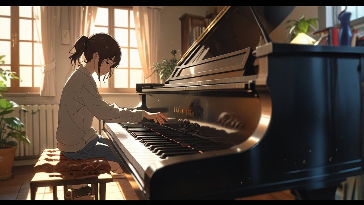 ---instrumen piano santai--- musik kafe | musik santai | lagu belajar ...