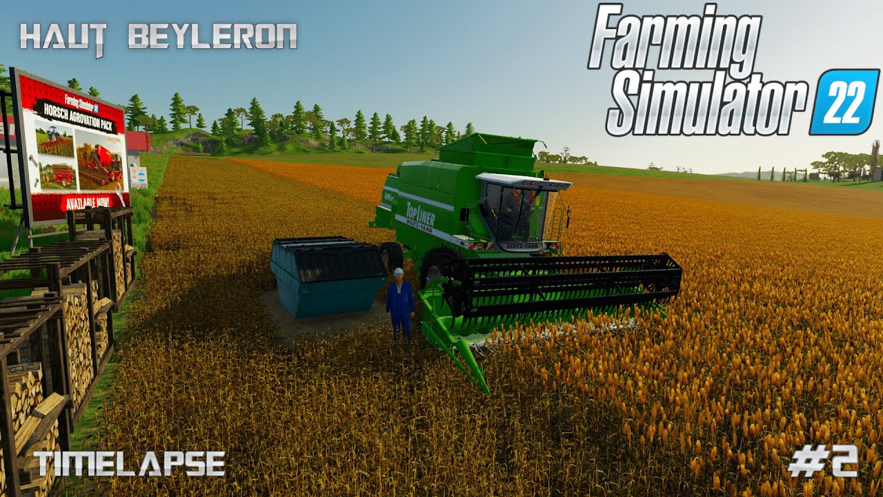 FS22| Harvesting SORGHUM and sowing field🚜🔥| Haut Beyleron Farm| #2 ...