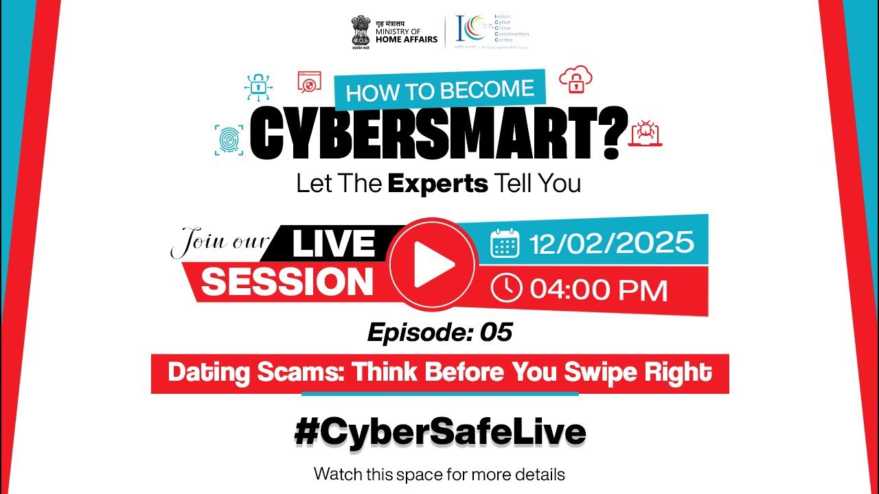 Cyber Safe Live- 05 | Dating Scams: Think Before You Swipe Right - YouTube