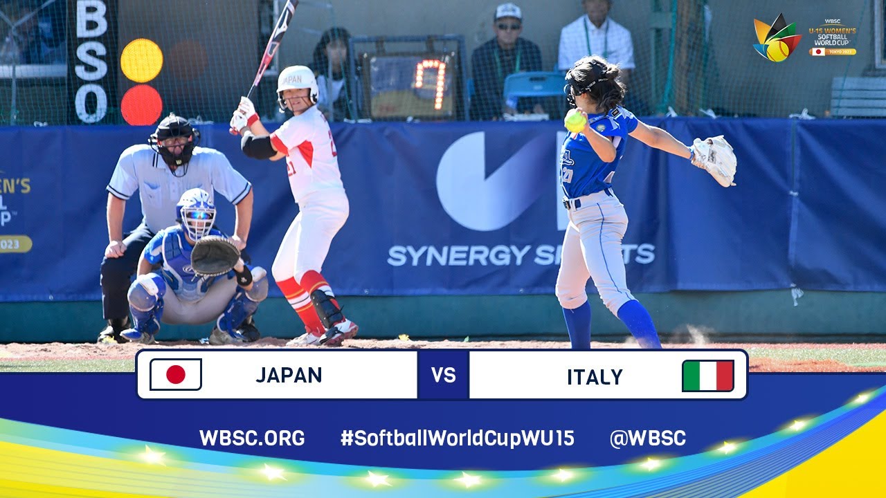 Highlights - Game 18 - Japan vs Italy - 2023 U-15 Women's Softball ...