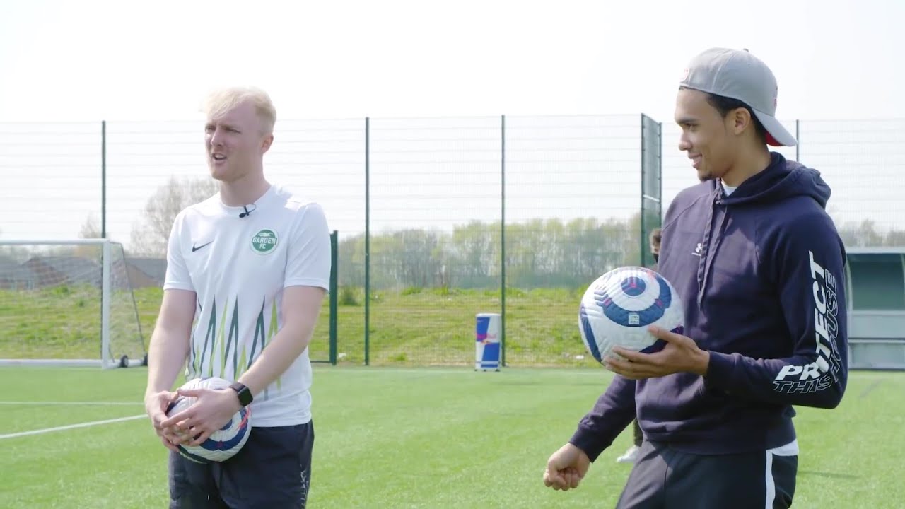 Trent Was Not Prepared To Witness This Theo Baker Free Kick - YouTube