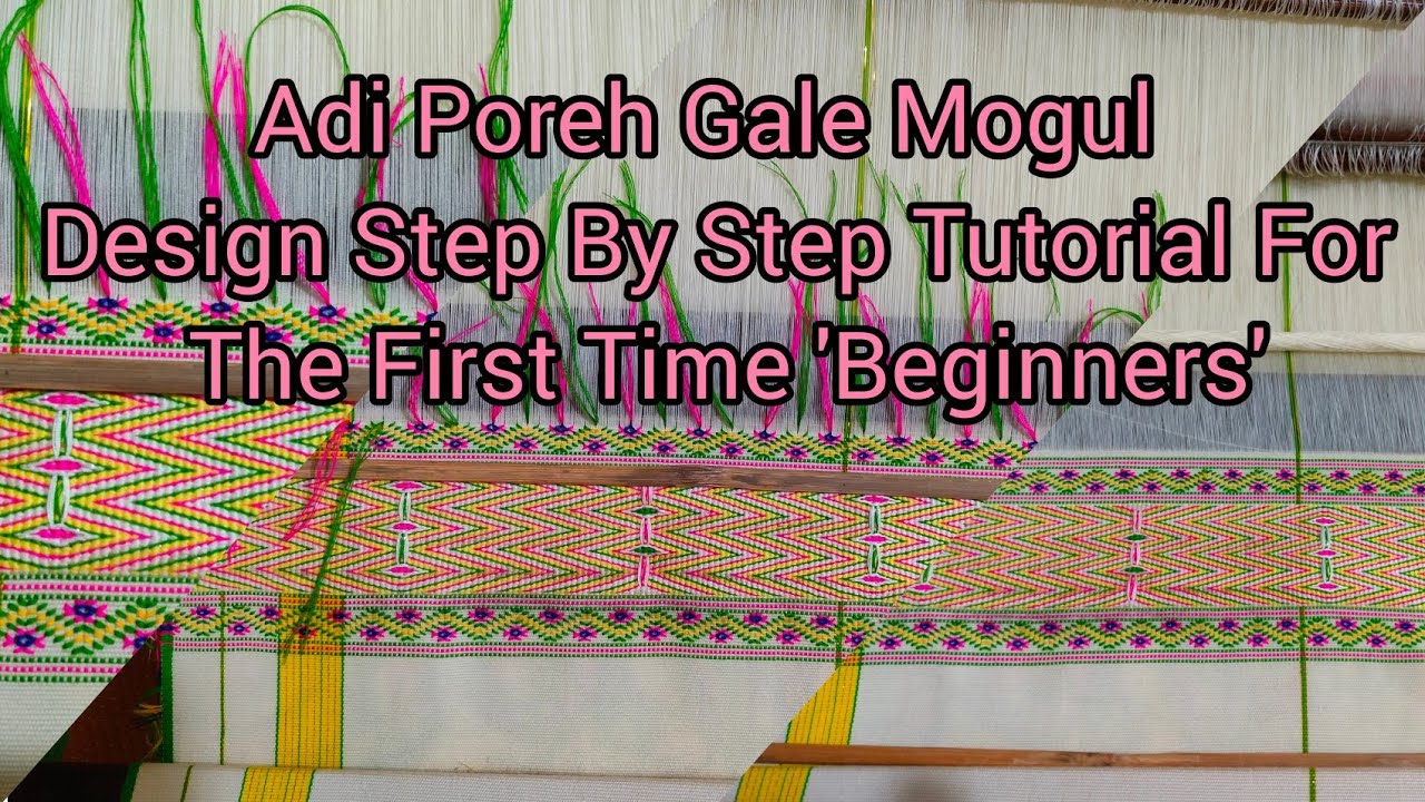 Adi Poreh Gale Mogul Design Step By Step Tutorial For The First Time ...